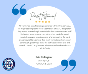 Beth Shalom Early Learning Center – Early Childhood Education